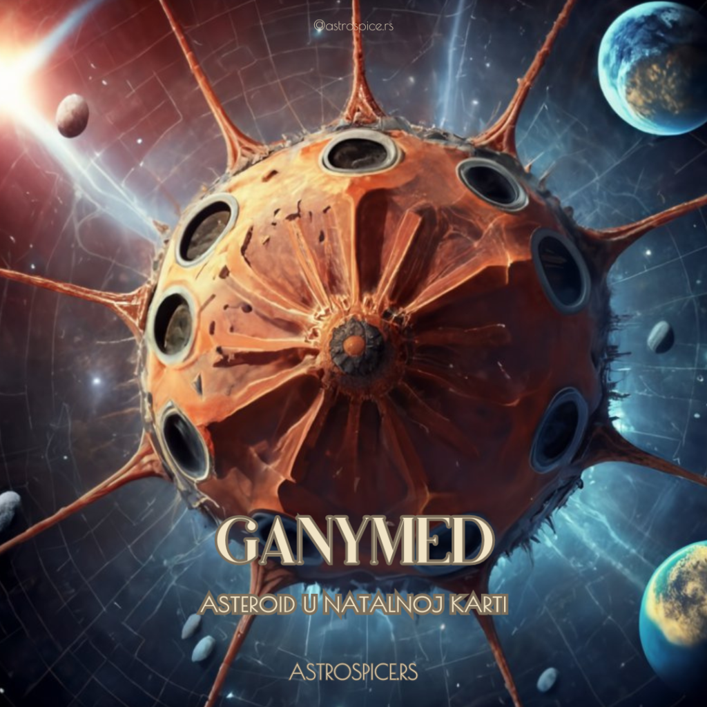 Asteroid Ganymed (1036) u natalnoj karti - Astro Spice